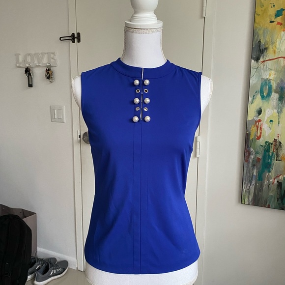 Marciano | Tops | Nwt Marciano Top With Pearl Details Size Xs | Poshmark